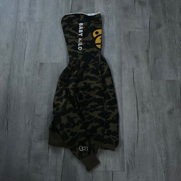 Bape | Jackets & Coats | Authentic Bape Sanrio Milo Hello Kitty Split ...